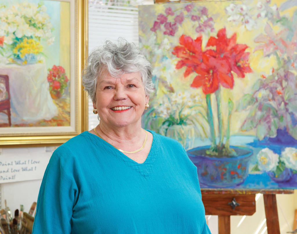Sandra Baggette, Painting What She Loves - Beaufort Lifestyle